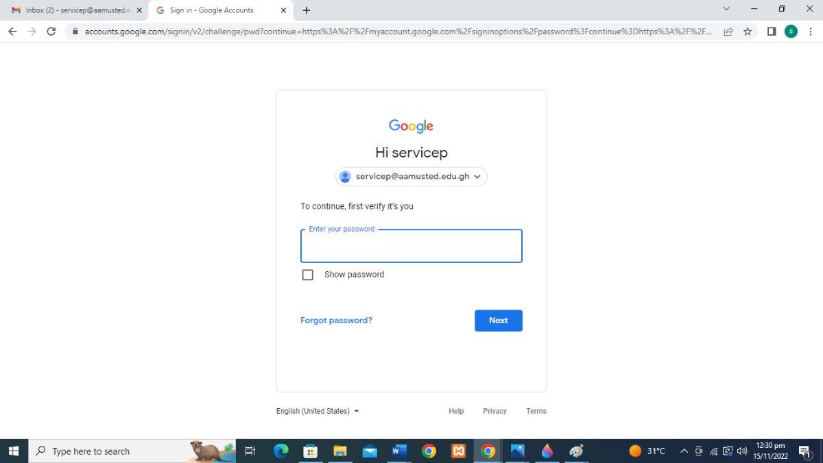 Aamusted mail now on google workspace – AAMUSTED-MAMPONG