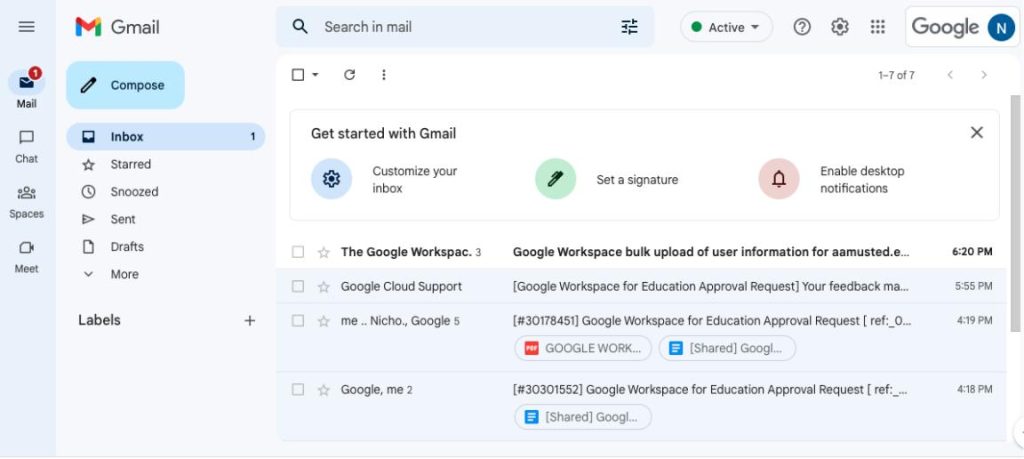 Aamusted mail now on google workspace – AAMUSTED-MAMPONG