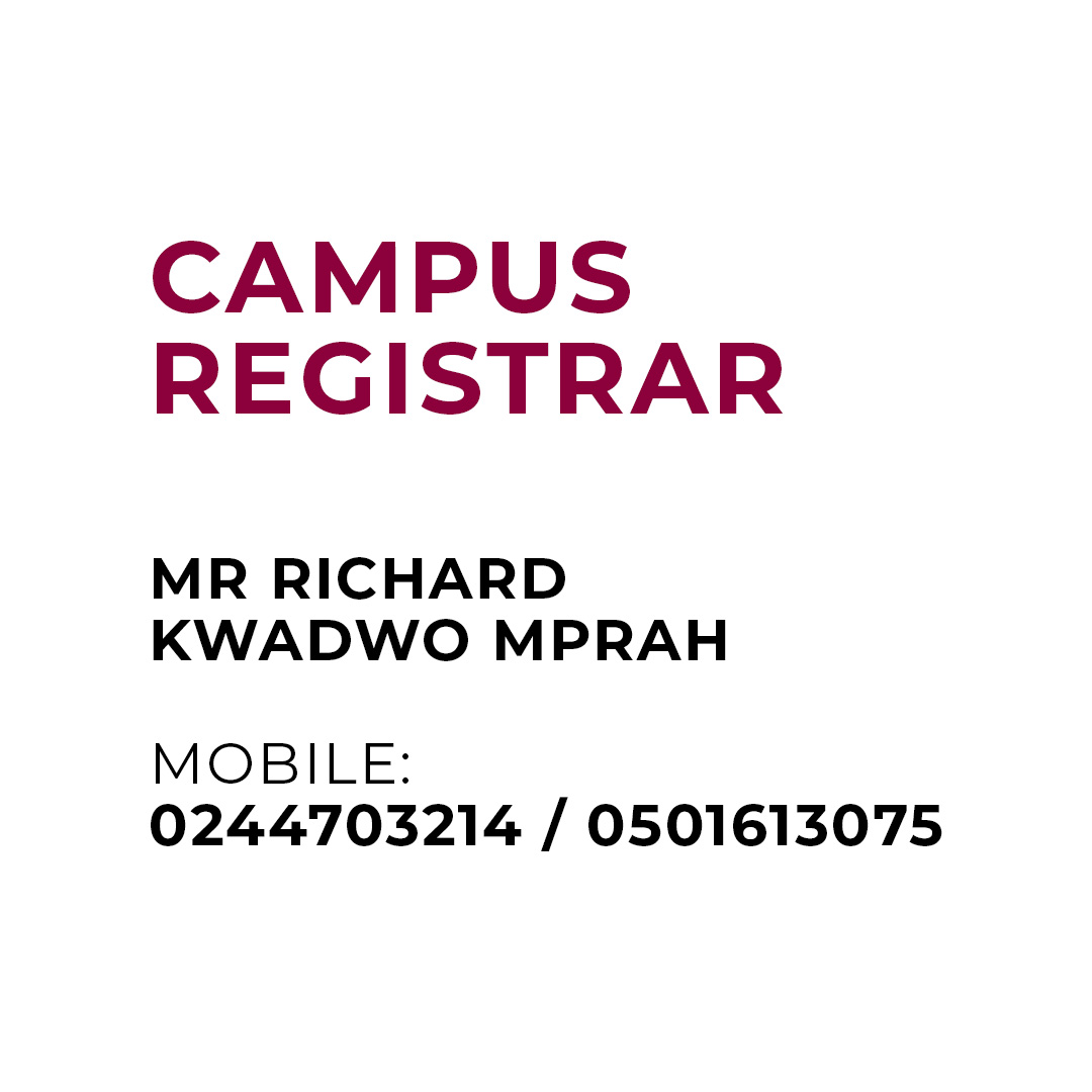 Registrars Office – AAMUSTED-MAMPONG
